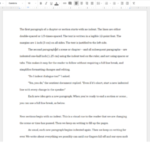 How to format your story in Google Docs – The Library
